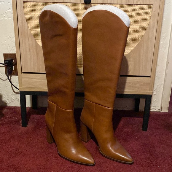Steve Madden | Shoes | Steve Madden Bixby Cognac Boots | Poshmark